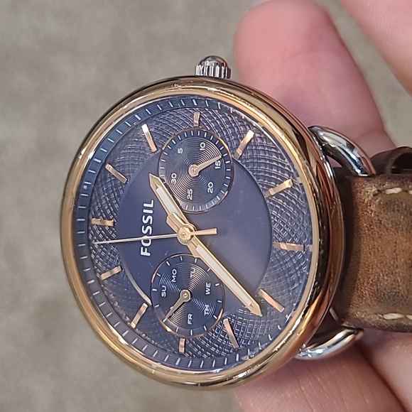 Fossil | Accessories | Blue Fossil Watch | Poshmark